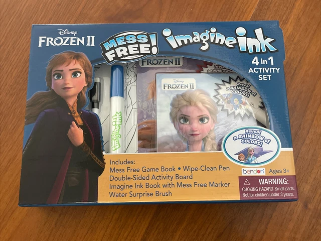 DISNEY FROZEN 2 Imagine Ink 4-in-1 Box Set Book Marker Rainbow Colors ...