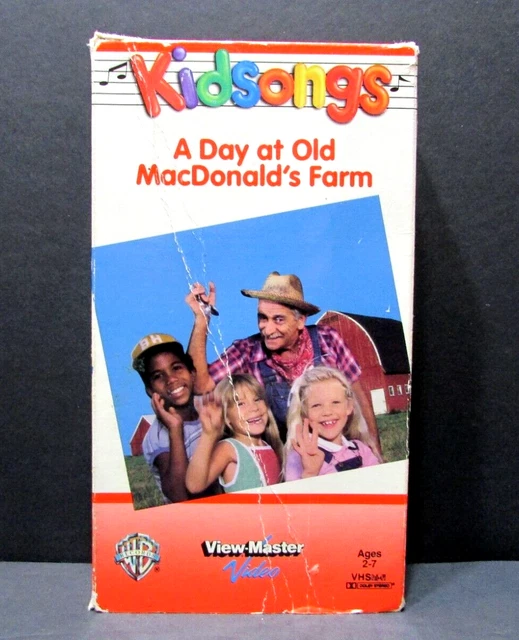 KIDSONGS: A DAY At Old MacDonald's Farm Sing-a-Long VHS View Master £8. ...