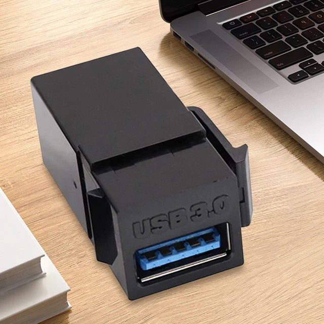 L# USB 3.0 Keystone Jack Inserts Female to Female Connector Adapter ...