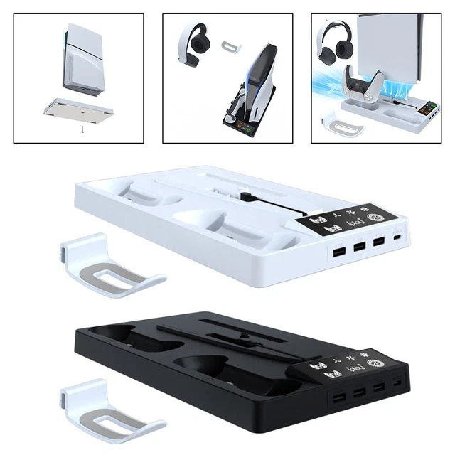 INNOVATIVE COOLING DOCK for PS5 Pro With Integrated Charger and 3 Speed ...