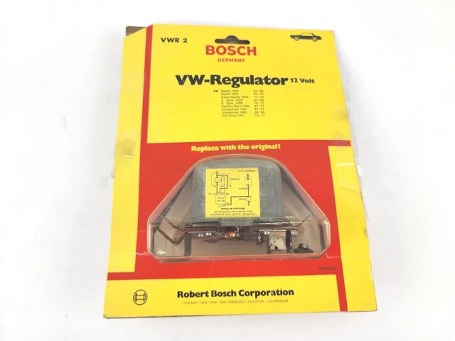NOS BOSCH VOLTAGE Regulator 12V Volt Alt 12V Porsche 912 VW Bug Bus ...