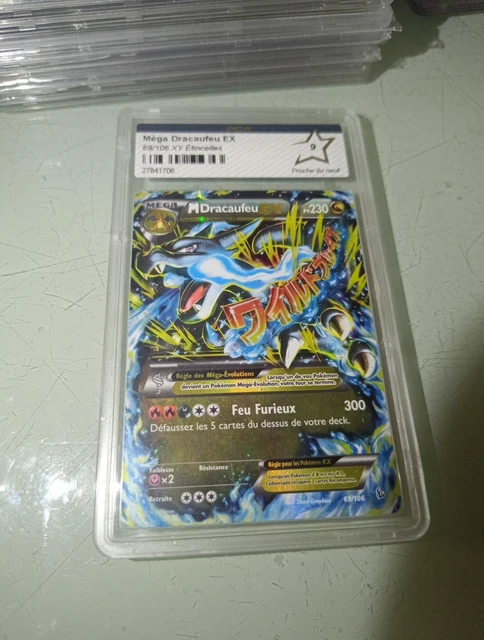 POKÉMON MÉGA DRACAUFEU EX 69/106 XY étincelles PCA 9 EUR 300,00 ...