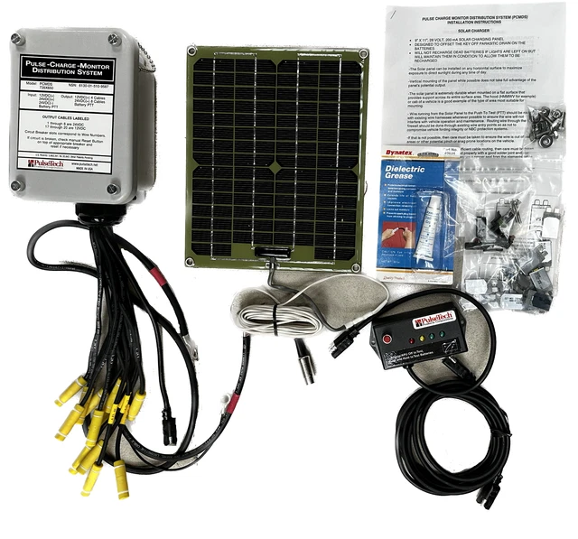 US ARMY HMMWV Humvee Truck Jeep Pulsetech Pulse Charge 12 V 24V Solar ...