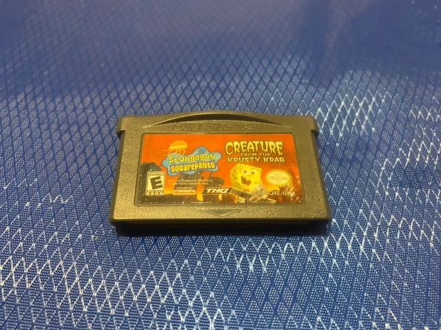 SPONGEBOB SQUAREPANTS: CREATURE from the Krusty Krab (Nintendo Game Boy ...
