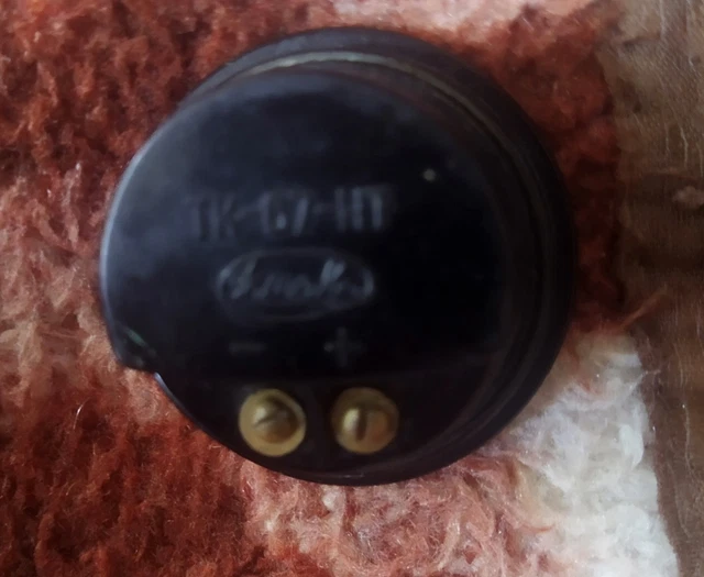 CAPSULE TELEPHONE ТК-67-НТ Bakelite USSR soviet капсюль телефонный £3. ...