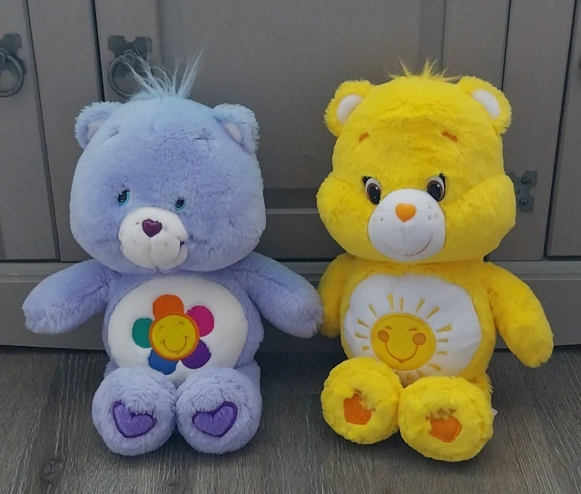 2 X CARE Bears (9”) Funshine And Harmony £20.00 - PicClick UK