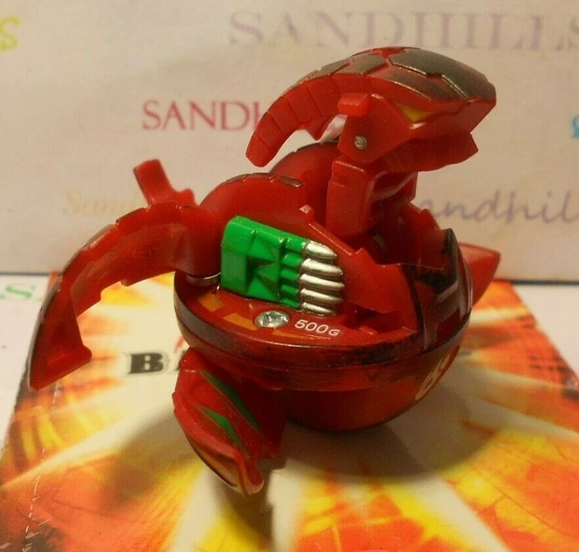 BAKUGAN ALPHA PERCIVAL Red Pyrus Battle Damage B3 500G £2.63 - PicClick UK