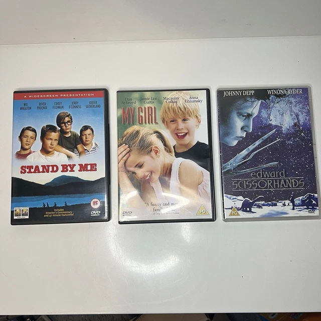 RETRO 80S/90S DVD Bundle X 3 - My Girl - Stand By Me - Edward Scissor ...