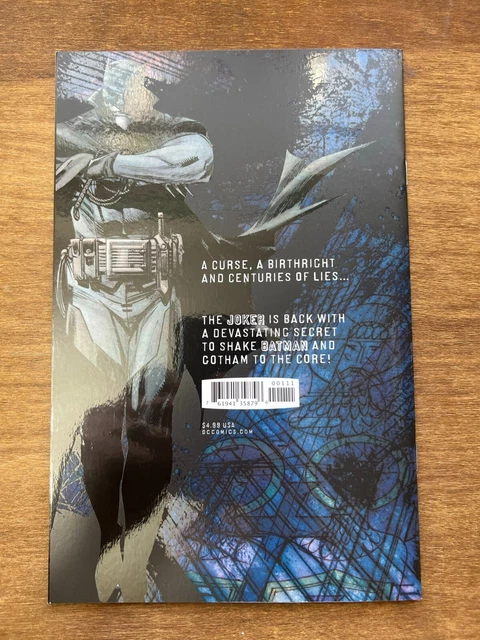 BATMAN CURSE OF the White Knight #1 copertina Sean Murphy etichetta ...