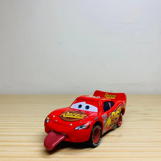 DISNEY PIXAR CARS Lightning McQueen Finish Line Tongue Out Diecast ...