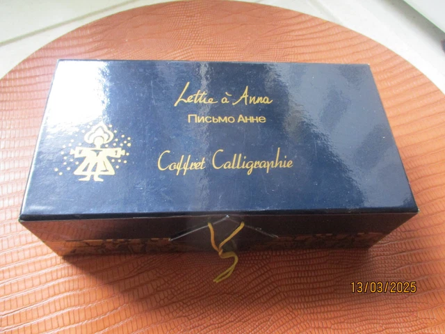 COFFRET CALLIGRAPHIE &LETTRE A ANNA"ECRITURE/DESSIN/comme neuf EUR 25,00 - PicClick FR