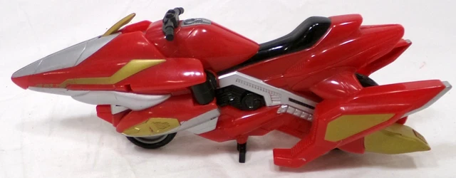 VEHÍCULO DE CICLO Del Jinete Rojo De Power Rangers Wild Force De Bandai ...