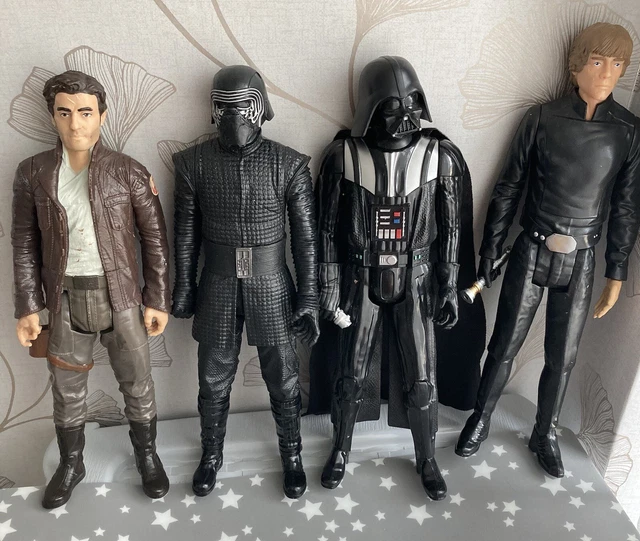 STAR WARS BUNDLE Luke Skywalker Darth Vader Poe Dameron Kylo Ren £11.12 ...