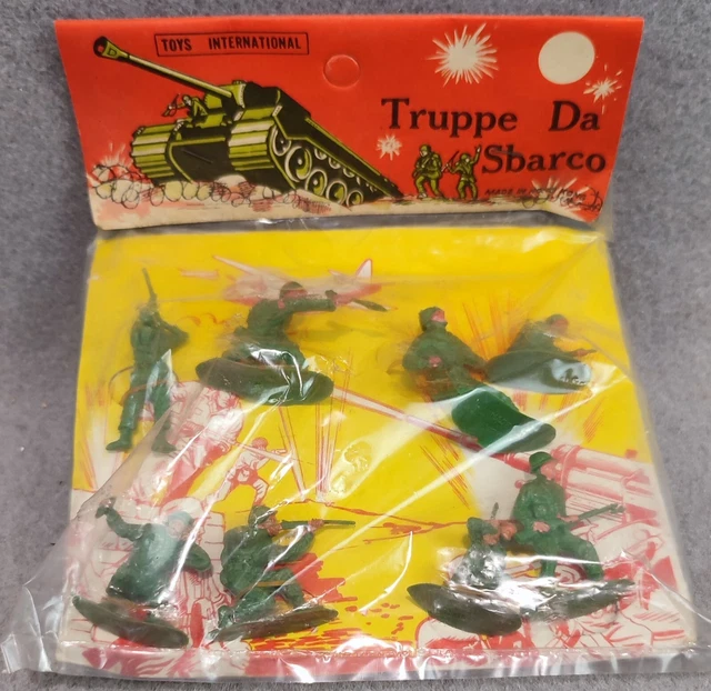 TROOPS LANDING TOY International Vintage Soldiers New Made In HONG KONG ...