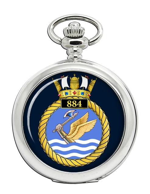 OROLOGIO DA TASCA Della Royal Navy 884 Naval Air Squadron EUR 35,73 ...