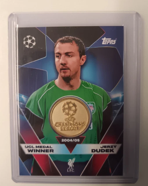 TOPPS MATCH ATTAX 2025/26 25/26 2026 Jerzy Dudek Ucl Medal Winner Relic ...