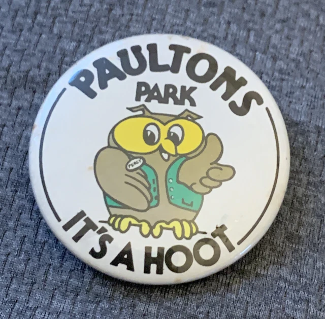 Paultons Park Its A Hoot Pin Button Badge £299 Picclick Uk