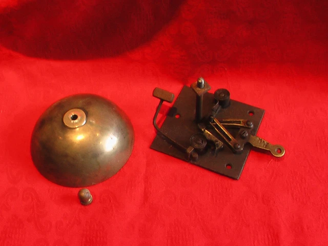 RARE & UNUSUAL Victorian Brass Horse Bus-Tram Pull, Stop & Start Bell ...