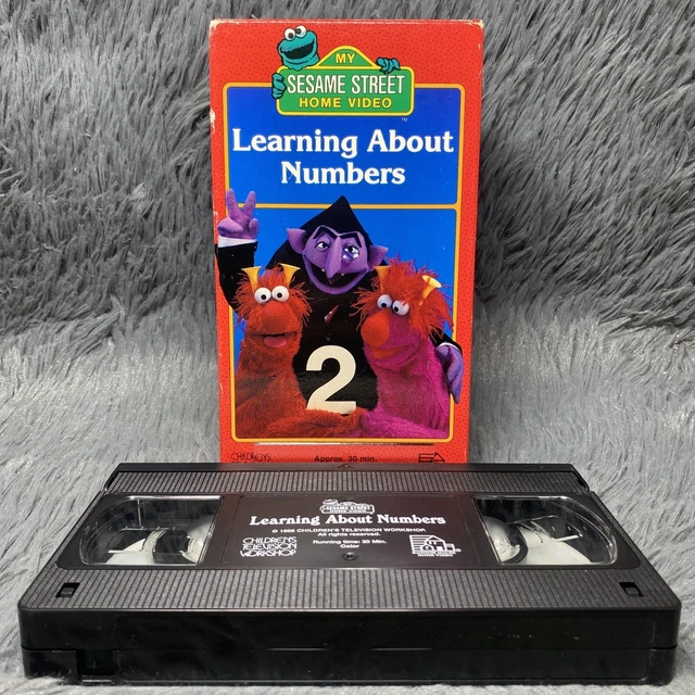 MY SESAME STREET Home Video Learning About Numbers VHS 1986 Jim Henson ...