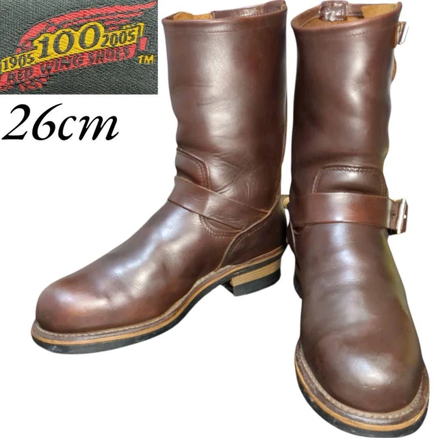 RED WING 100TH Anniversary Model 8258 Engineer Boots m18_1202 £708.26 ...