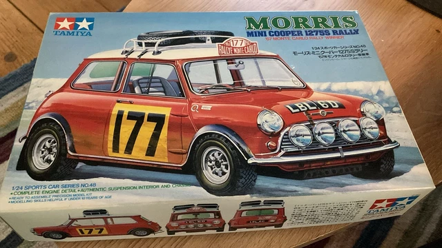 MODELLBAUSATZ TAMIYA - 1:24 - Morris Mini Cooper 1275S Rally 2448*1200 ...