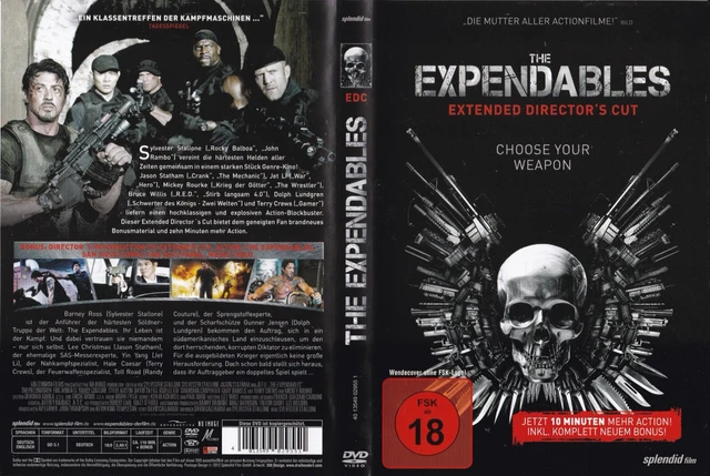 EXPENDABLES [EXTENDED CUT] (Sylvester Stallone, Jason Statham, Dolph ...