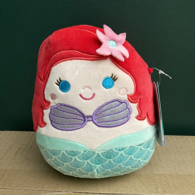DISNEY SQUISHMALLOW 7.5” ARIEL The Little Mermaid Original Kelly Toy ...