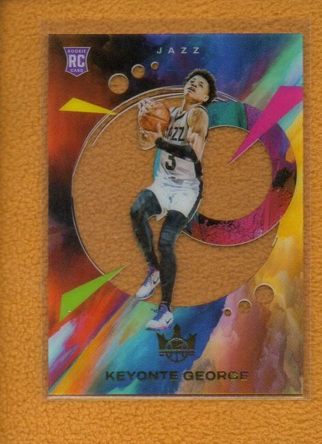 KEYONTE GEORGE 2023-24 Panini Court Kings Rookie Acetato RC #11 Jazz ...