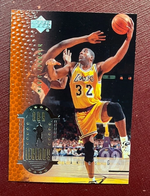CARTE MAGIC JOHNSON 2000 Upper Deck NBA Legends #32, comme neuf EUR 1 ...