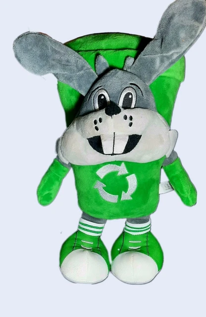PARK HOLIDAYS LOOPY the rabbit soft toy plush RARE RECYCLE BIN £6.96 ...