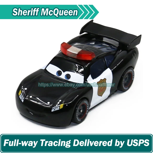 MATTEL DISNEY PIXAR Cars Lightning McQueen Police Vehicle Loose 1:55 ...