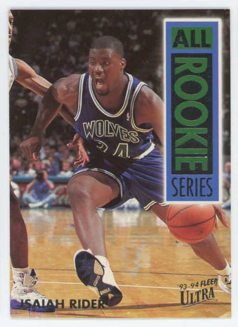 1994-95 1994 FLEER ultra toutes recrues série Isaiah Rider Minnesota ...