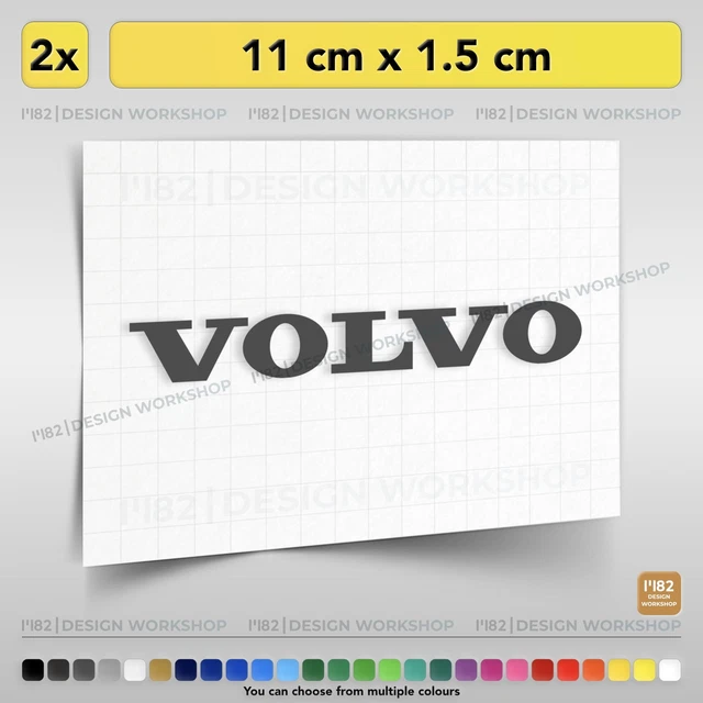 2X VOLVO STICKERS Vinyl Decal XC40 XC60 XC90 V60 C90 S60 S 90 C40 ...