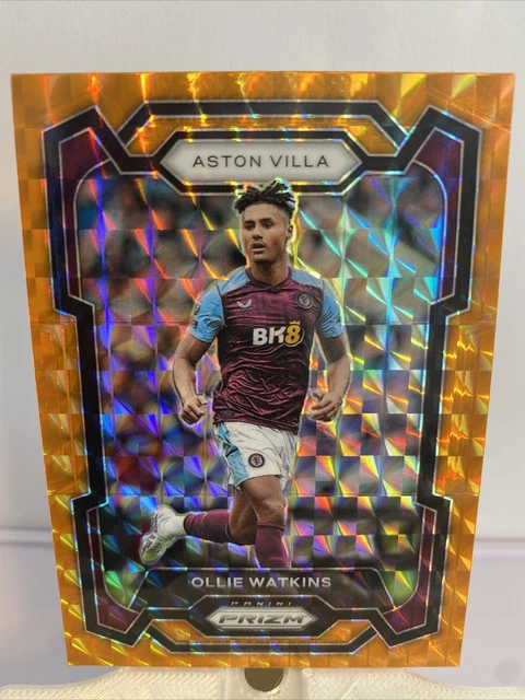 2023 PANINI PRIZM Premier League Ollie Watkns orange Hyper Prizm #112 ...