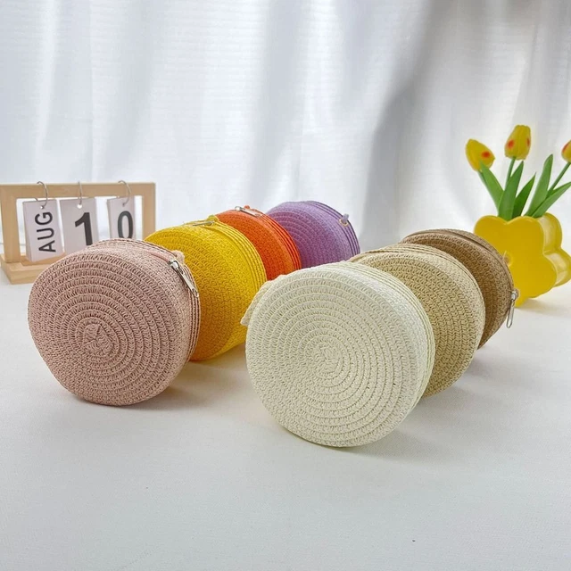 RATTAN WOVEN STRAW Handbag Shell Shape Summer Beach Bag Women Girl EUR ...