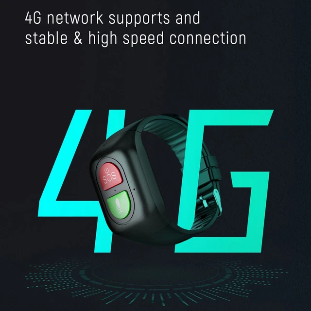 4G SMART WATCH with fall detection GPS tracking and ample battery ...