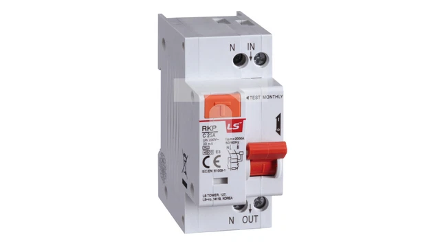 RESIDUAL OVERCURRENT CIRCUIT breaker 2P B 16A 0.03A RKP 1P+N B16A 30mA /T2AU EUR 44,40 - PicClick FR