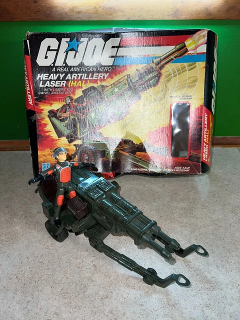 VINTAGE COBRA GI-JOE 1983 HAL Heavy Artillery Laser Grand Slam with Box ...