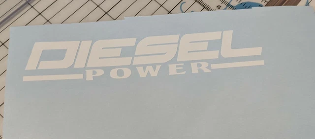 DIESEL POWER TURBO Diesel Hood Window Body vinyl decal Sticker Super ...