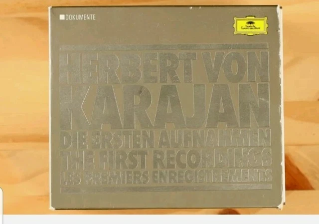 6 CD BOX SET Herbert Von Karajan - The First Recordings - Deutsche Grammophon EUR 12,74 ...