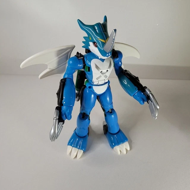 2001 BANDAI DIGIMON Digivolving Paildramon Exveemon Stingmon Figure ...