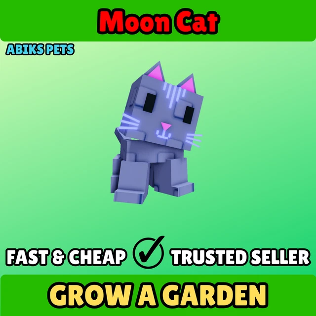 GROW A GARDEN Roblox - Moon Cat Pet ⭐Fast Delivery £1.75 - PicClick UK