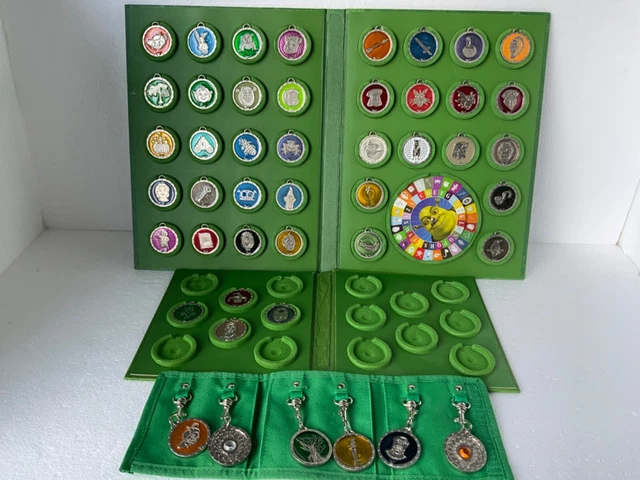 SHREK AMULET MEDALLION Medals with 2 Binders and Keyring Wallet £56.95 ...