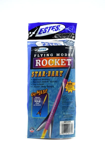ESTES 2170 STAR-DART 12.75" Flying Model Rocket Kit £22.60 - PicClick UK