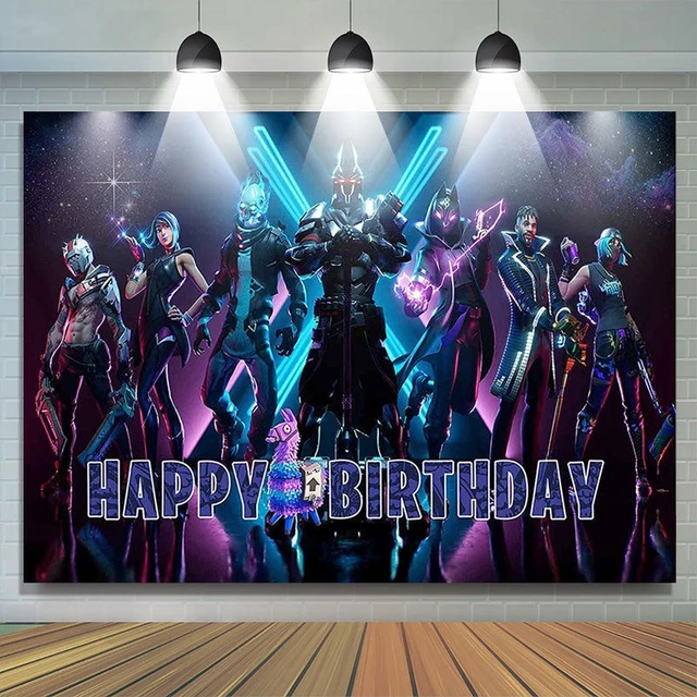 BATTLE ROYALE SUPPLIES Boy Birthday Party Backdrop For Photo $37.90 ...