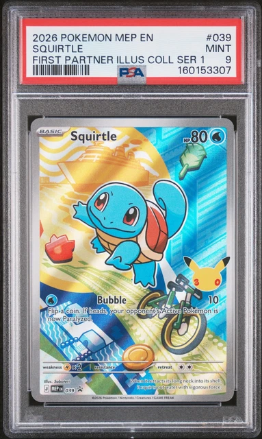 2026 POKEMON MEP Promo First Partner Illustration Collection #039 ...