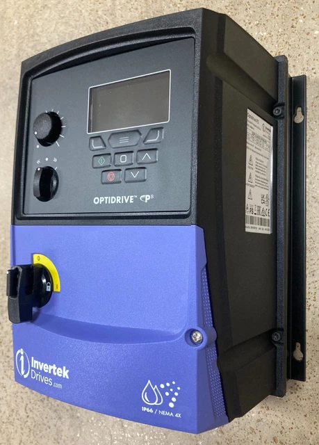 VFD - 1HP 4.3A 0.75kW 200V-240V 1PH/3PH NEMA 4X - Invertek P2 ...