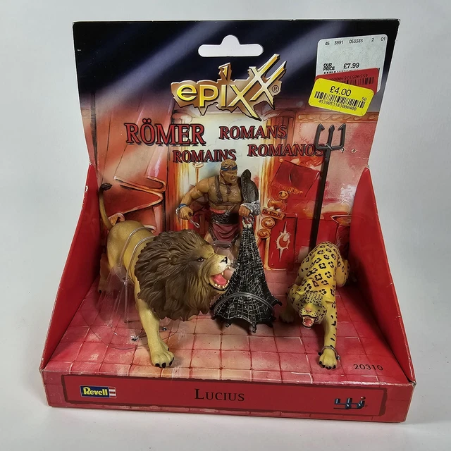 EPIXX ROMANS LUCIUS Revell Set Gladiator Missing Helmet and Sword In ...