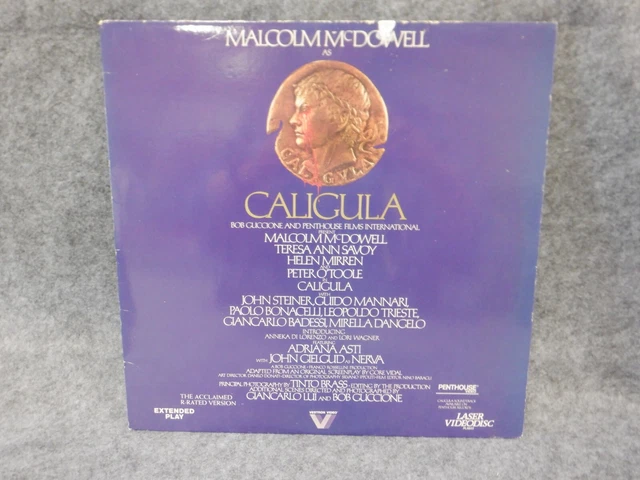 LASERDISC - CALIGULA Acclaimed R Rated Version Extended Play - Great ... LASERDISC - CALIGULA Acclaimed R Rated Version Extended Play - Great ...