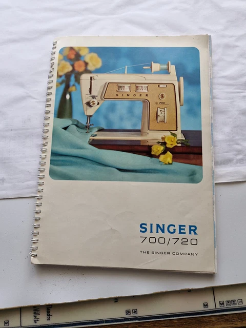 ORIGINAL SINGER 700 720 Handbuch Bedienungsanleitung Gebrauchsanleitung ...